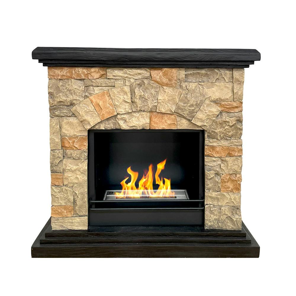 Camino a bioetanolo biocamino da terra Belluno effetto finta pietra ...