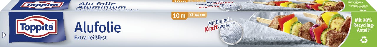 Toppits Aluminiumfolie, 10 m x 44 cm | METRO