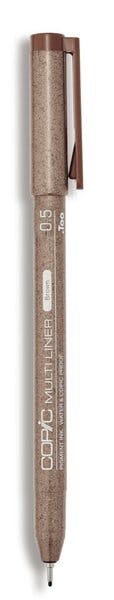 Marker Copic Multiliner brown 0,5mm | METRO