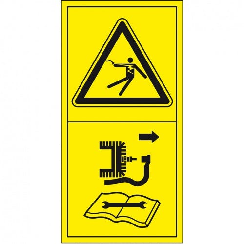 Aufkleber I Hinweisschild Elektrischer Schock ..., ISO 11684 ...
