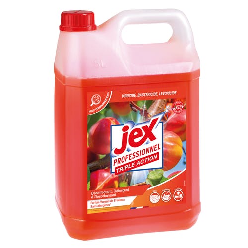 Jex Professionnel désinfectant Triple Action Vergers de Provence 5L ...