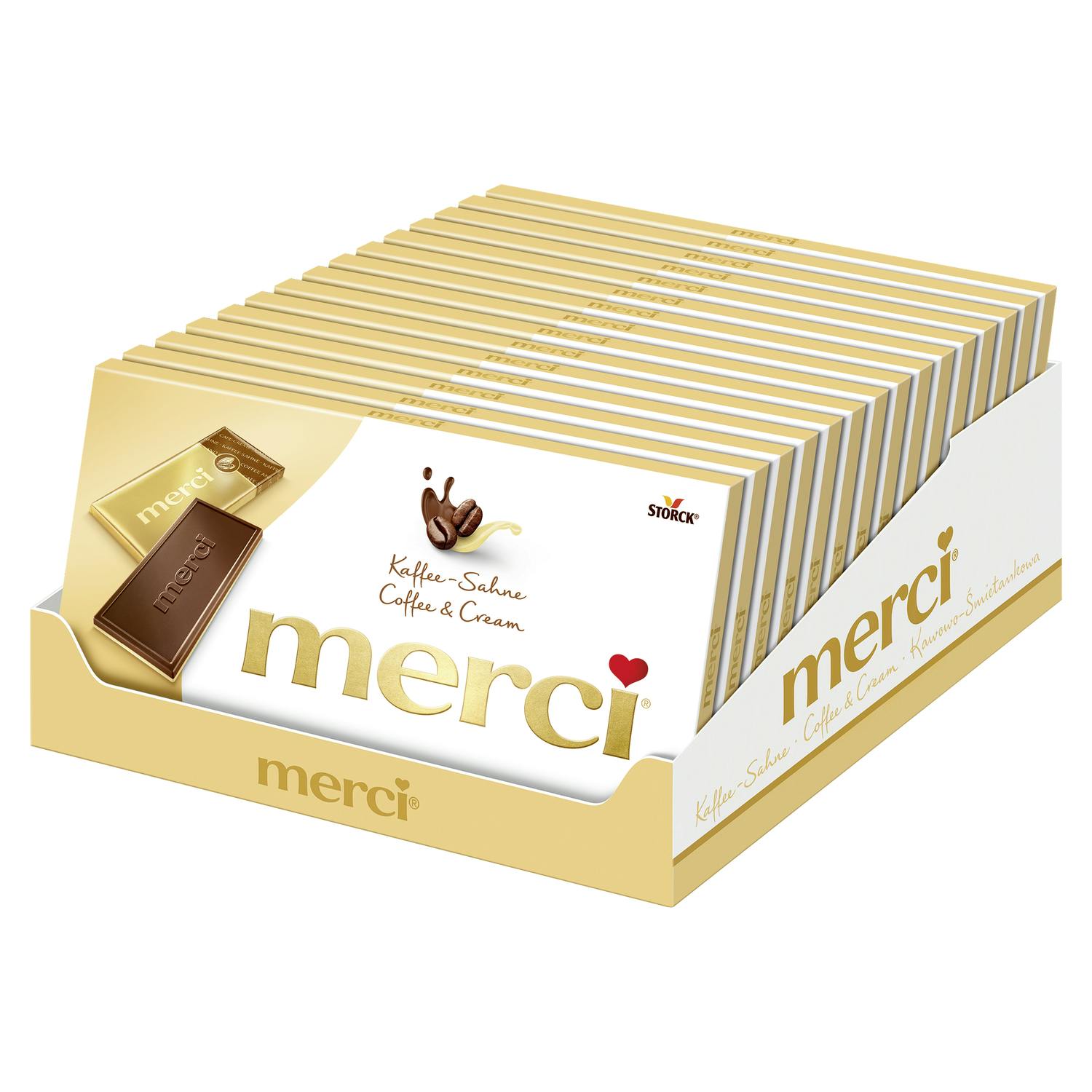 merci Tafelschokolade Kaffee-Sahne 15 x 100 g (1,5 kg) | METRO