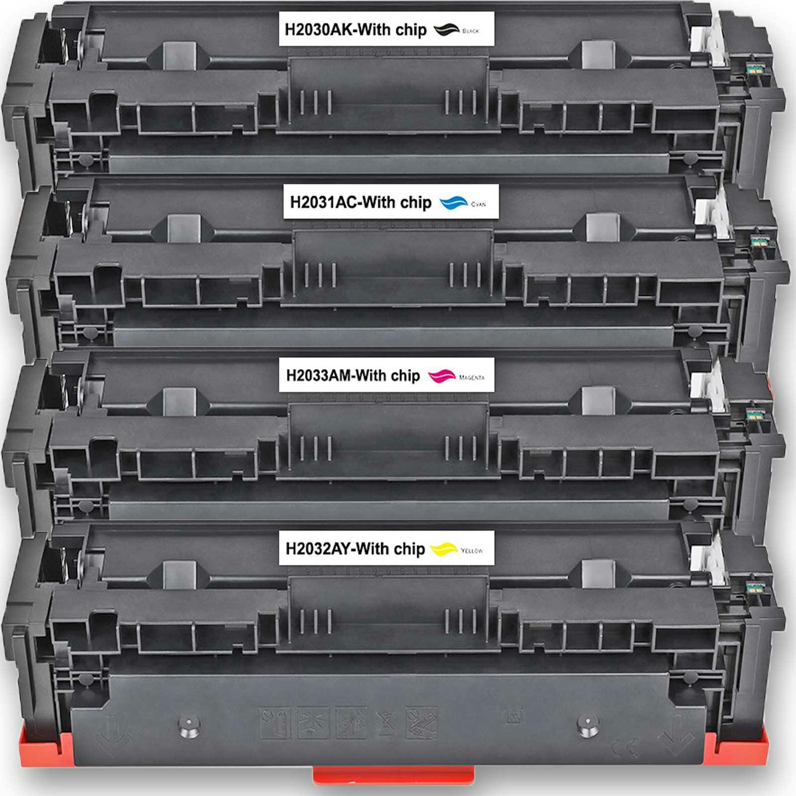 4 Toner Set für HP Color LaserJet Pro MFP M 478 fn Gigao-Tonerkassetten ...