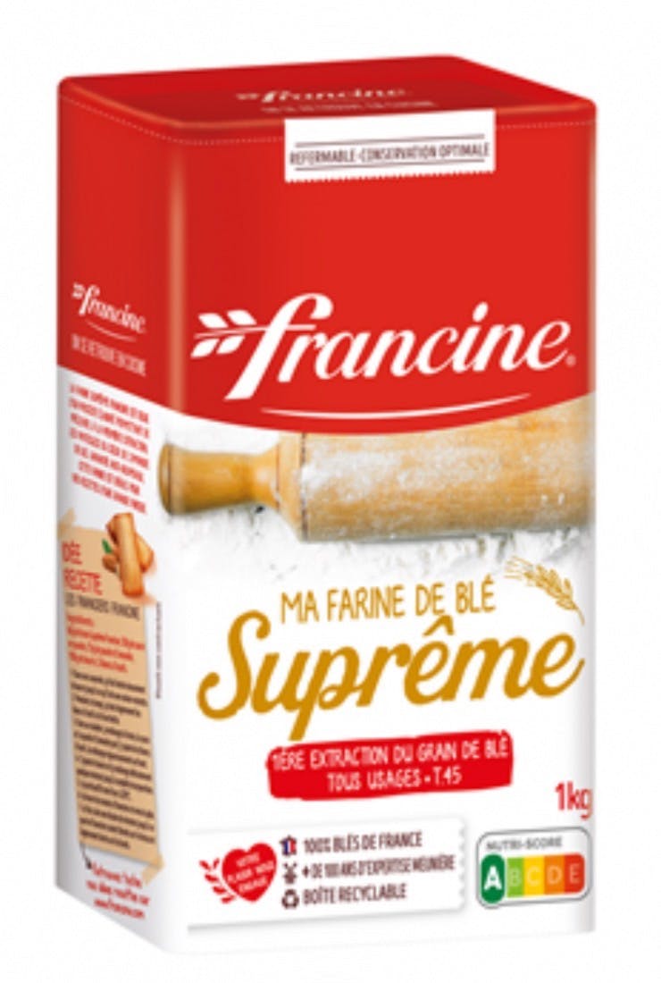Farine suprême Francine 1kg/Boite 8 boîtes | METRO
