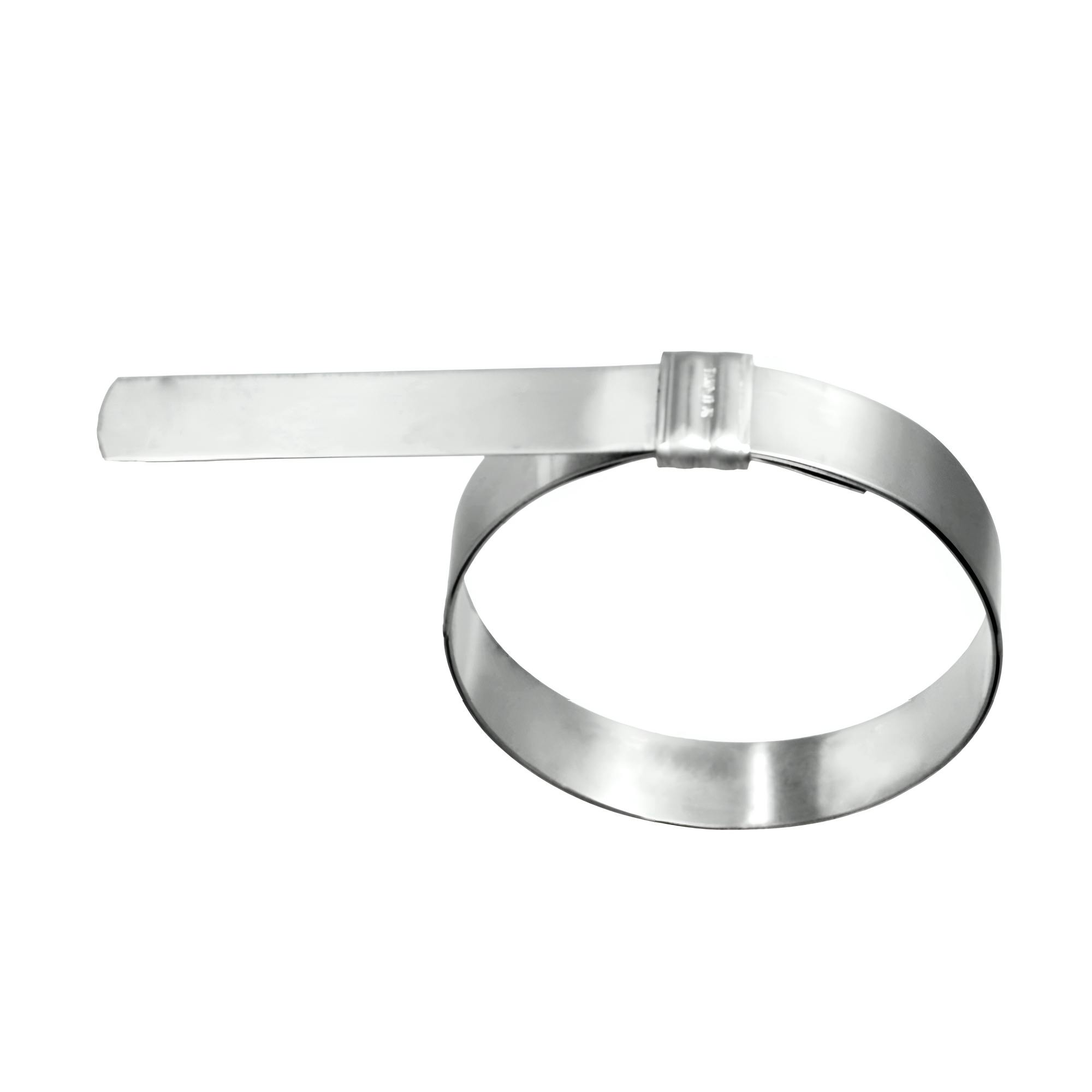 Vorgefertigte Schelle Typ C V2A Edelstahl 9,5mm breit, Durchmesser ...