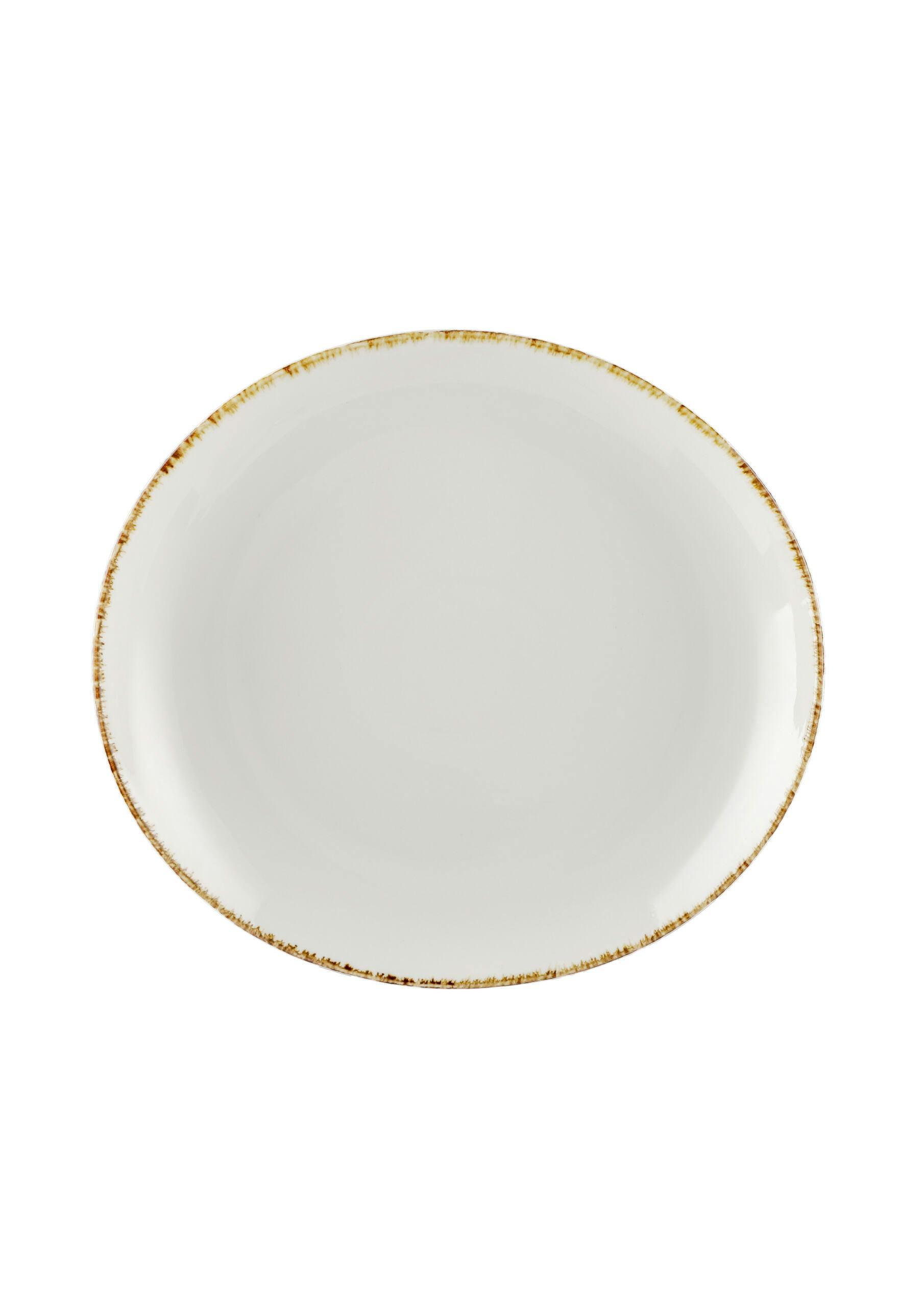 METRO Professional Assiette plate Ateo, porcelaine, Ø 30.3 cm, beige, 4 ...