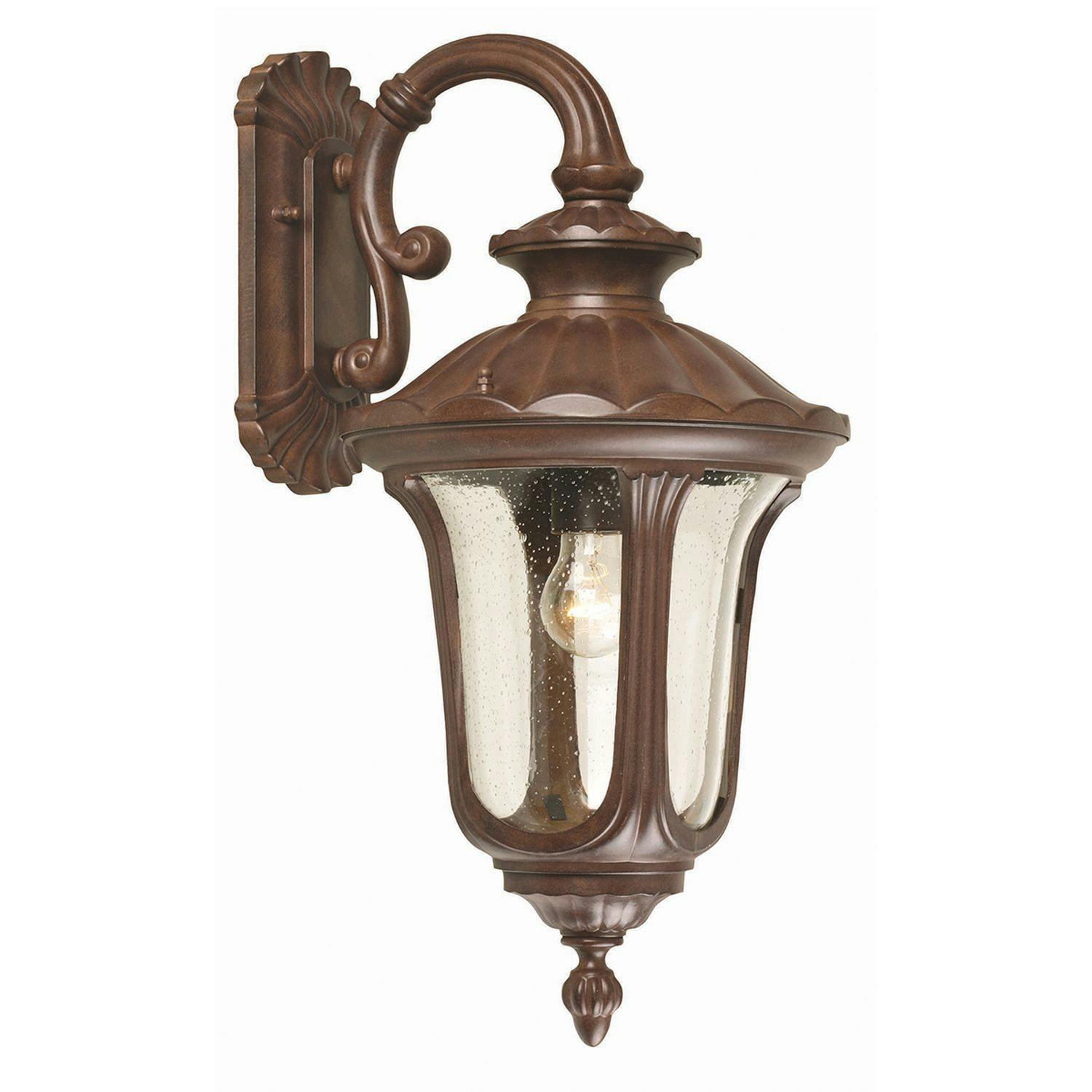 Buitenwandlamp RICHARD Brons met Roest-Patina 1x E27 tot 100W | LE8776 ...