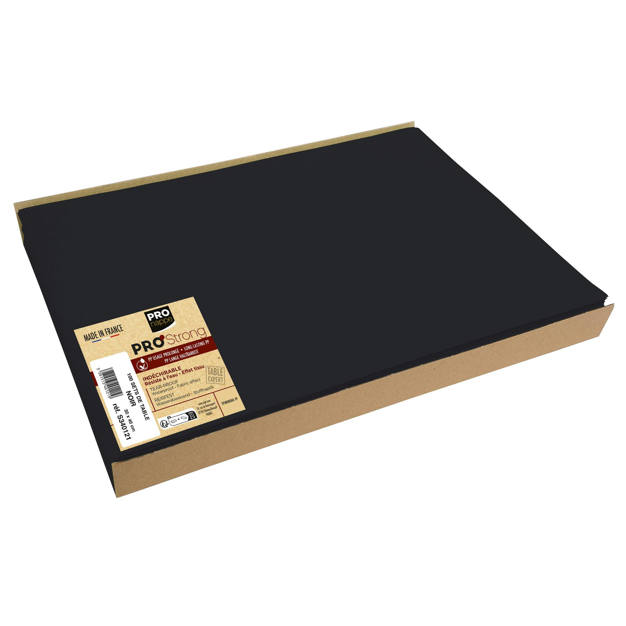 METRO Professional - 100 sets de table unis PP non tissé spunbond ...