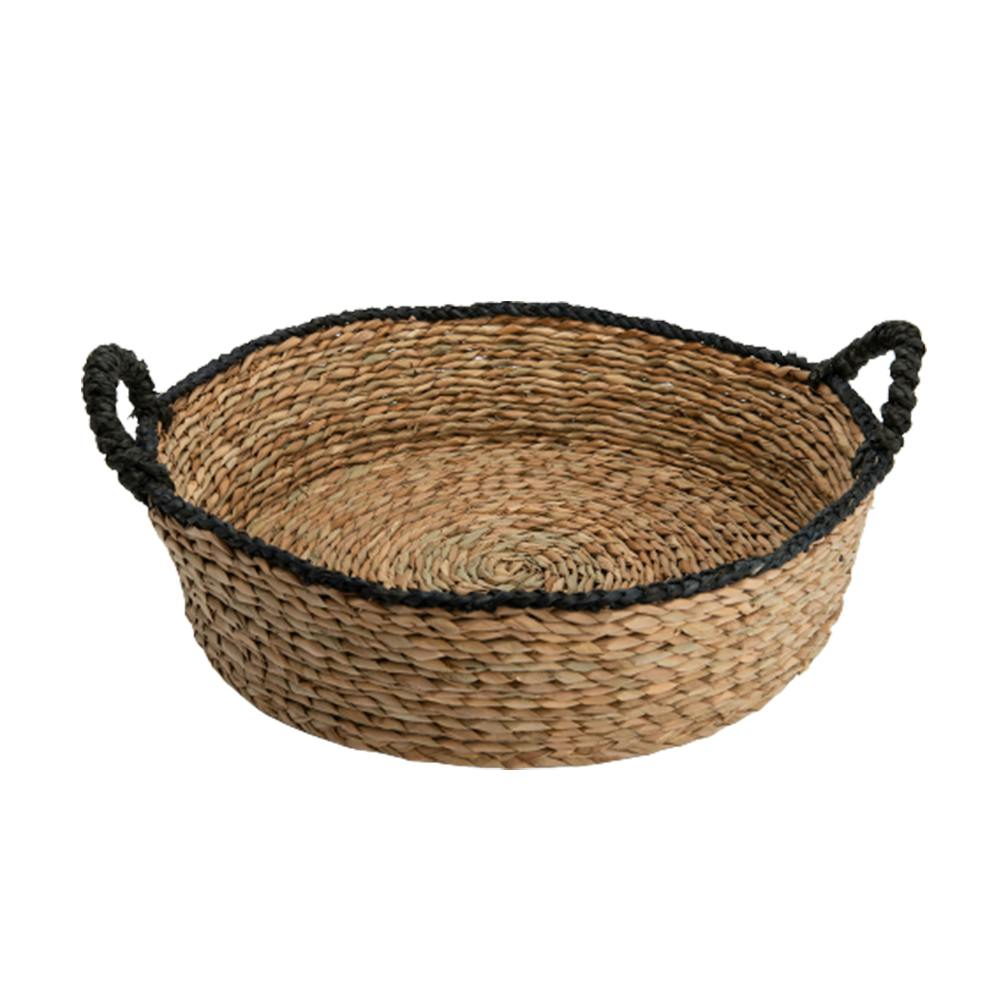 Schale Korbwaren schwarz 52 cm - Naturfaser Amadeus 52x52 cm | METRO