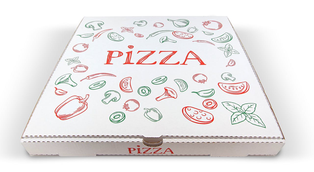 METRO Professional Pizzadoos, karton, 26 x 26 x 3 cm, 100 stuks | Makro