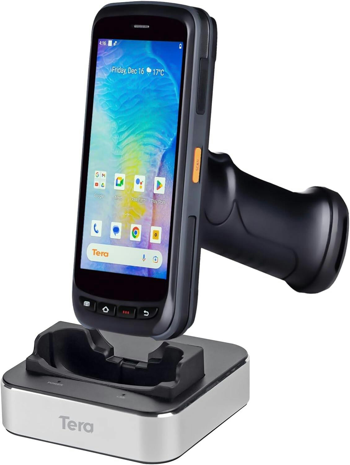 Pro PDA Handheld Barcode Scanner mit Ladestation POS Terminal Mobiler ...