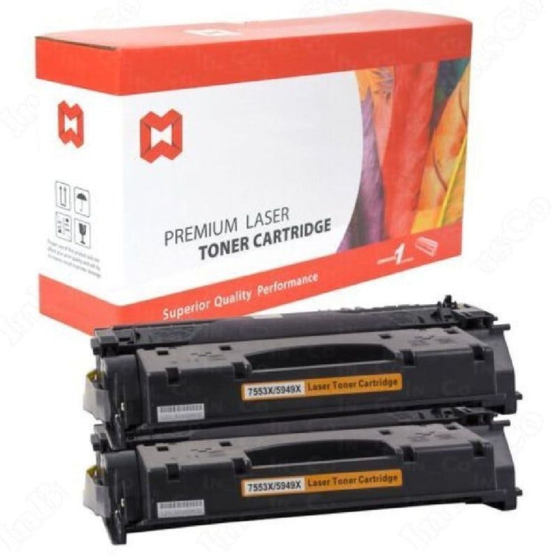 2x Toner Kompatibel für HP Laserjet 2014 2015 1320 3390 3392 Q5949X 49X ...