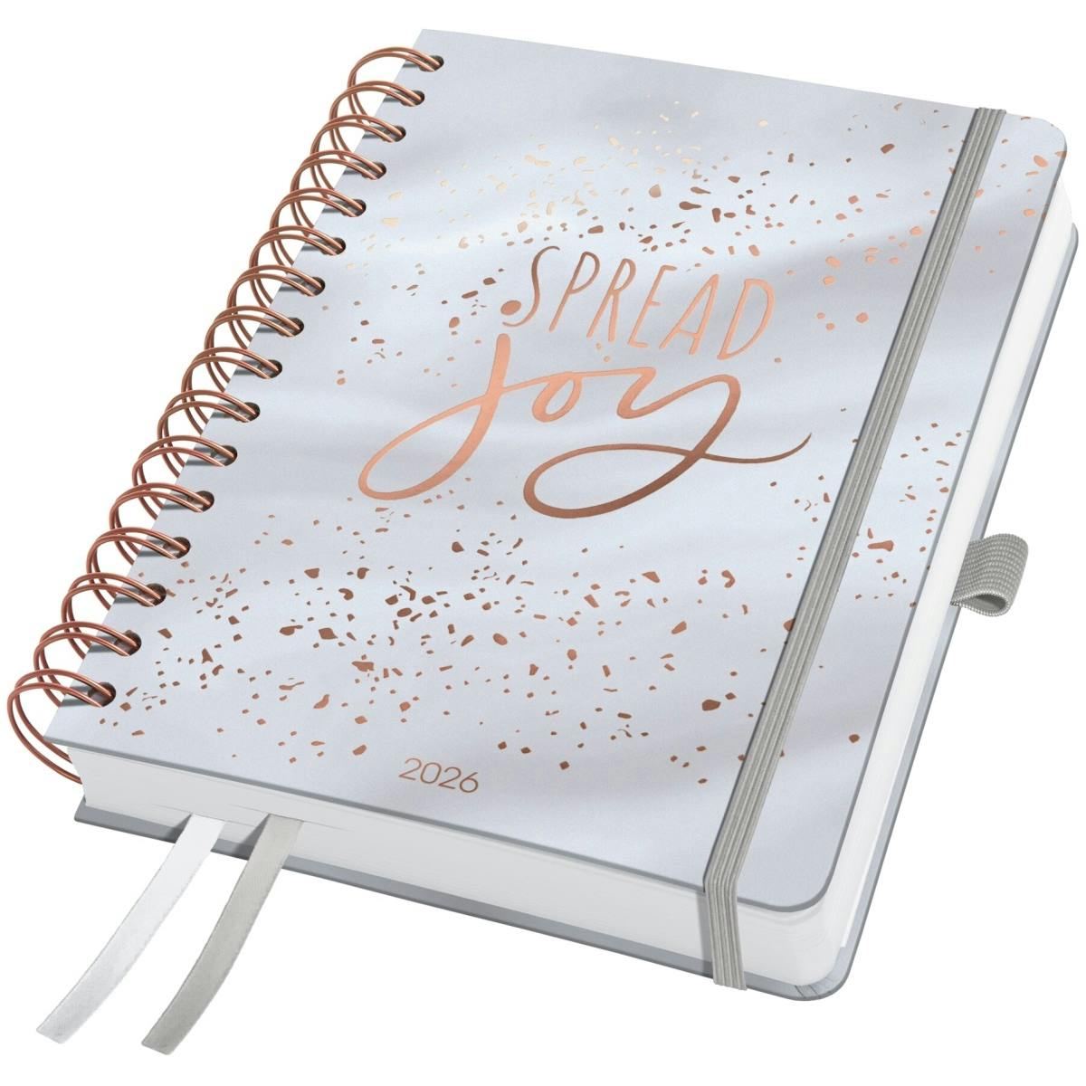 Spiral-Kalender Jolie ca. A5 Glittery Joy 2026 | METRO