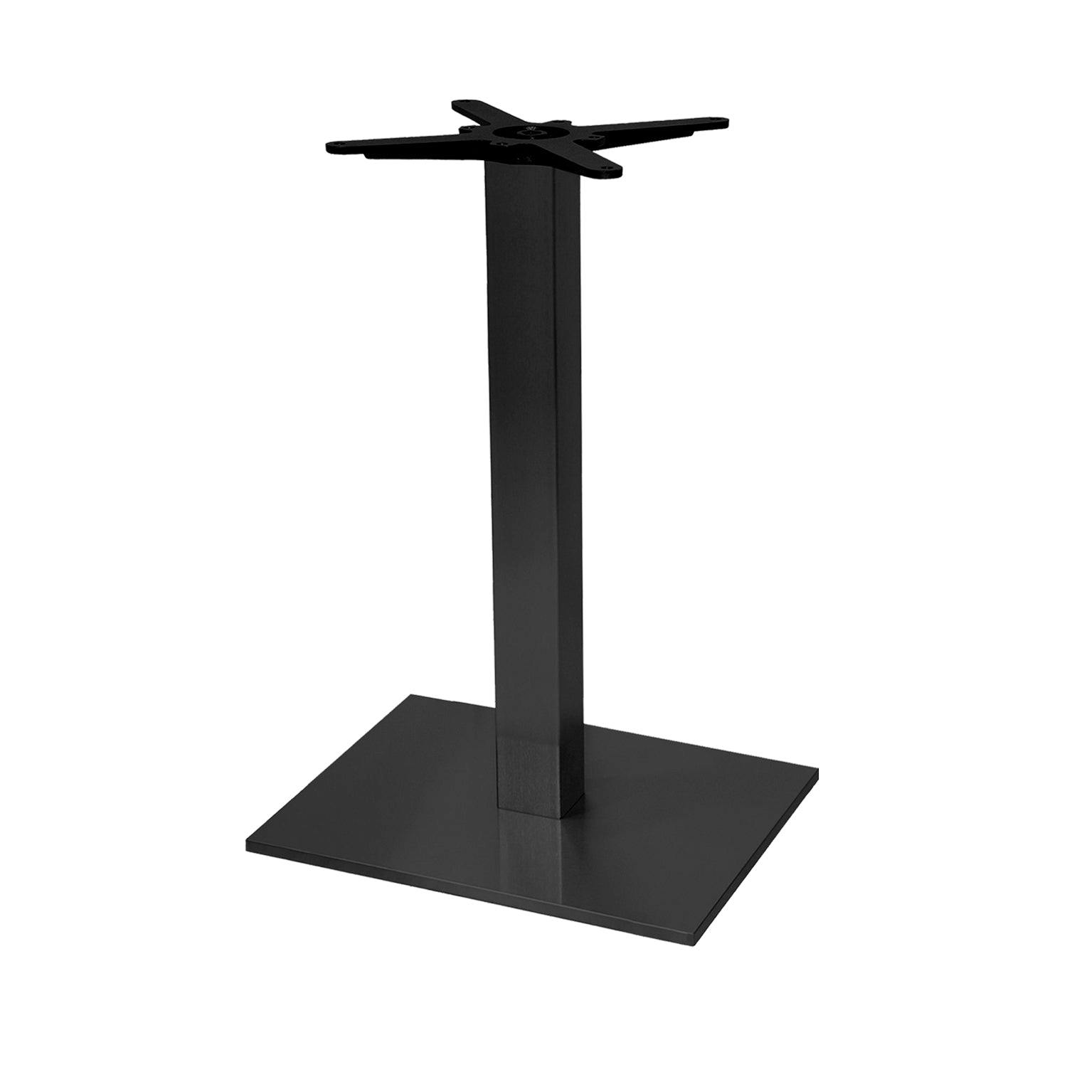 Restootab - Base de mesa para tablero rectangular, modelo Milan negro ...