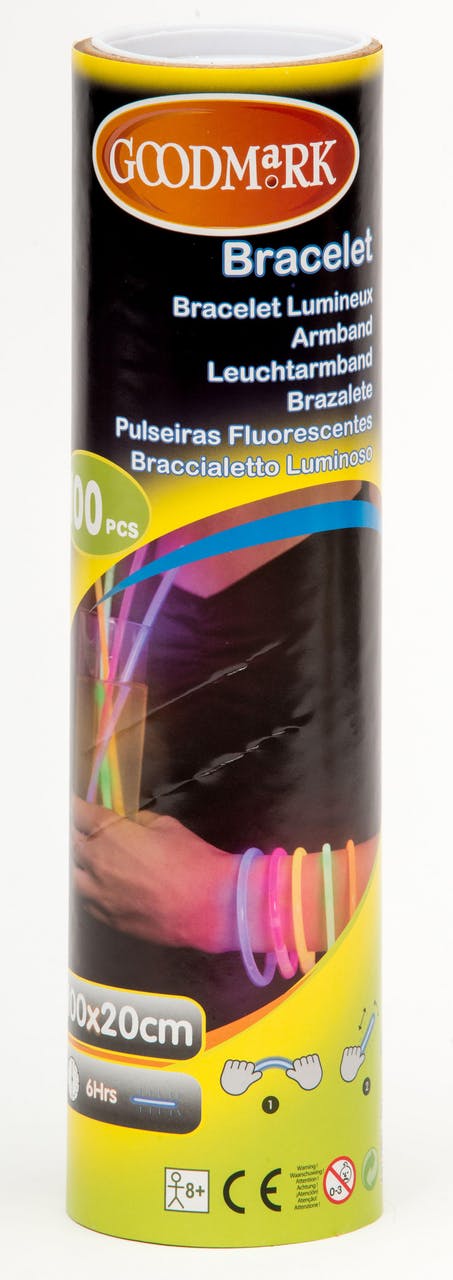 Goodmark Bracelet lumineux Glow 20 cm x 100 | METRO