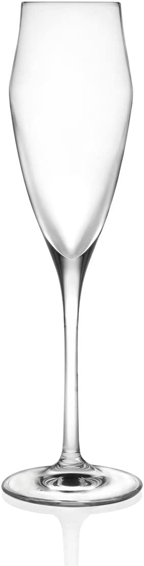 RCR Set 6 Calici Flute Ego in Vetro Sonoro 18cl | METRO