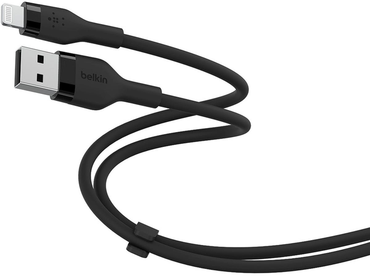 Belkin CAA008BT1MBK 1m USB-kabel USB A USB C/Lightning Zwart | Makro