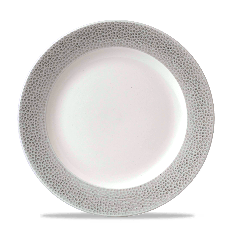 Churchill Super Vitrified Isla Spinwash Shale Grey Flache Teller, 26,1 ...