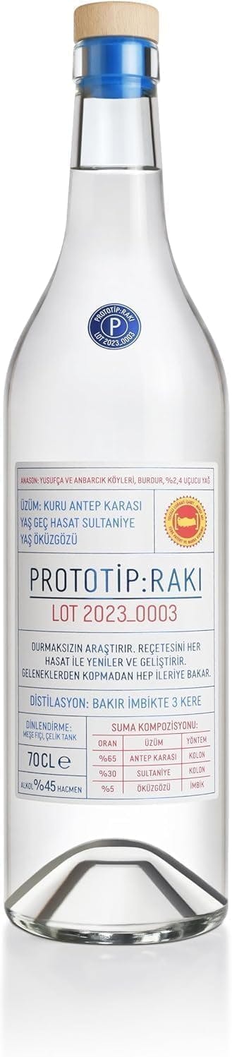 Prototip Raki - Bouteille de Raki - Liqueur Turque Traditionnelle à l ...