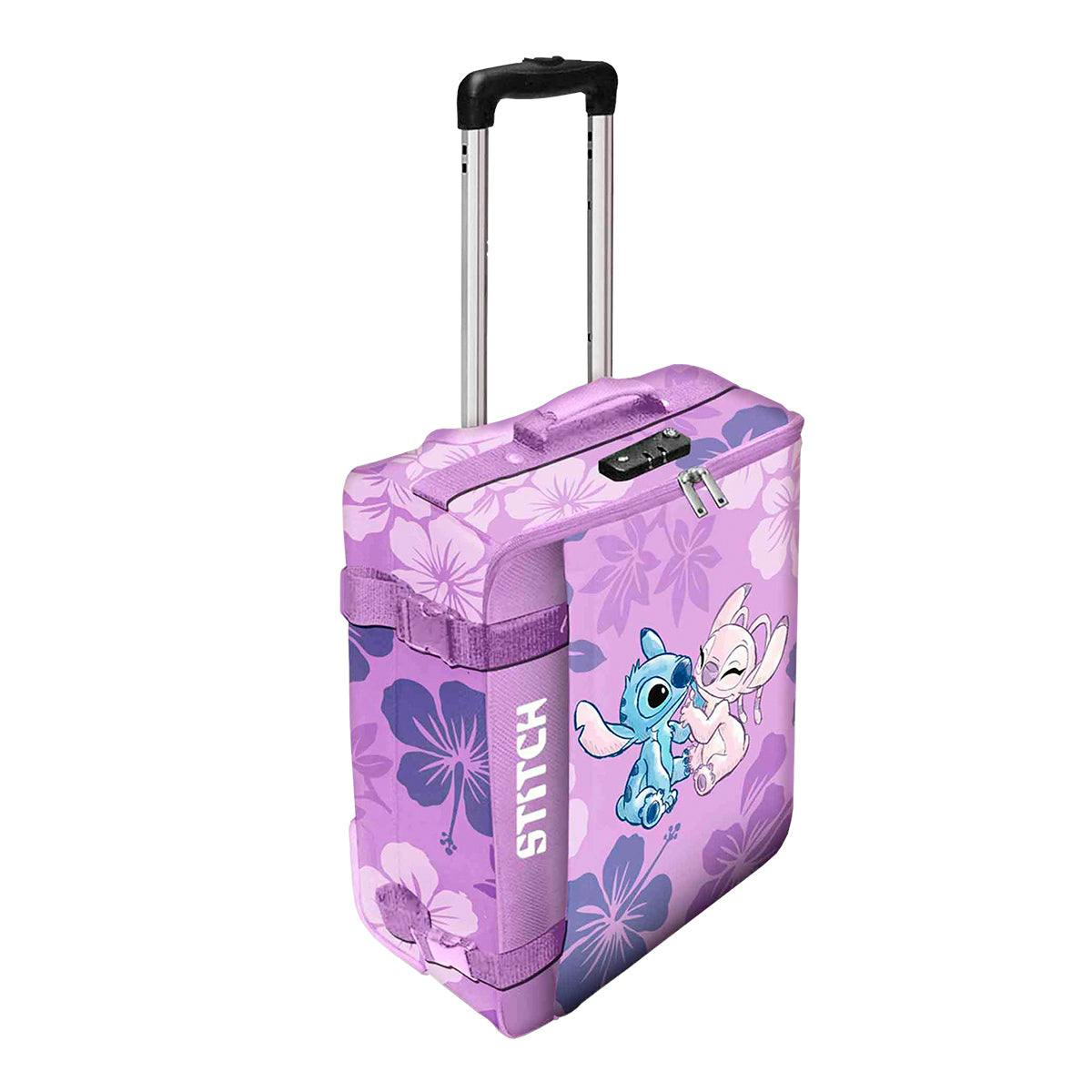 KARACTERMANIA - Lilo y Stich Angel Maleta de Cabina Plegable 2 Ruedas ...