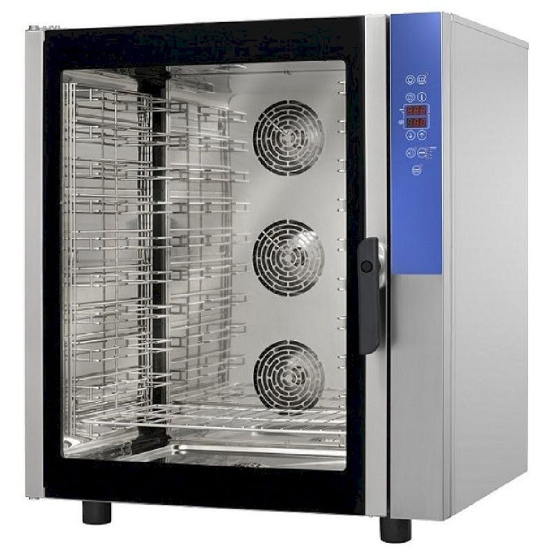 Umluft -Konvektionsofen - AMITEK AWD100 - 10 Backbleche 60x40 oder GN 1/1 - Digital - Manueller ...