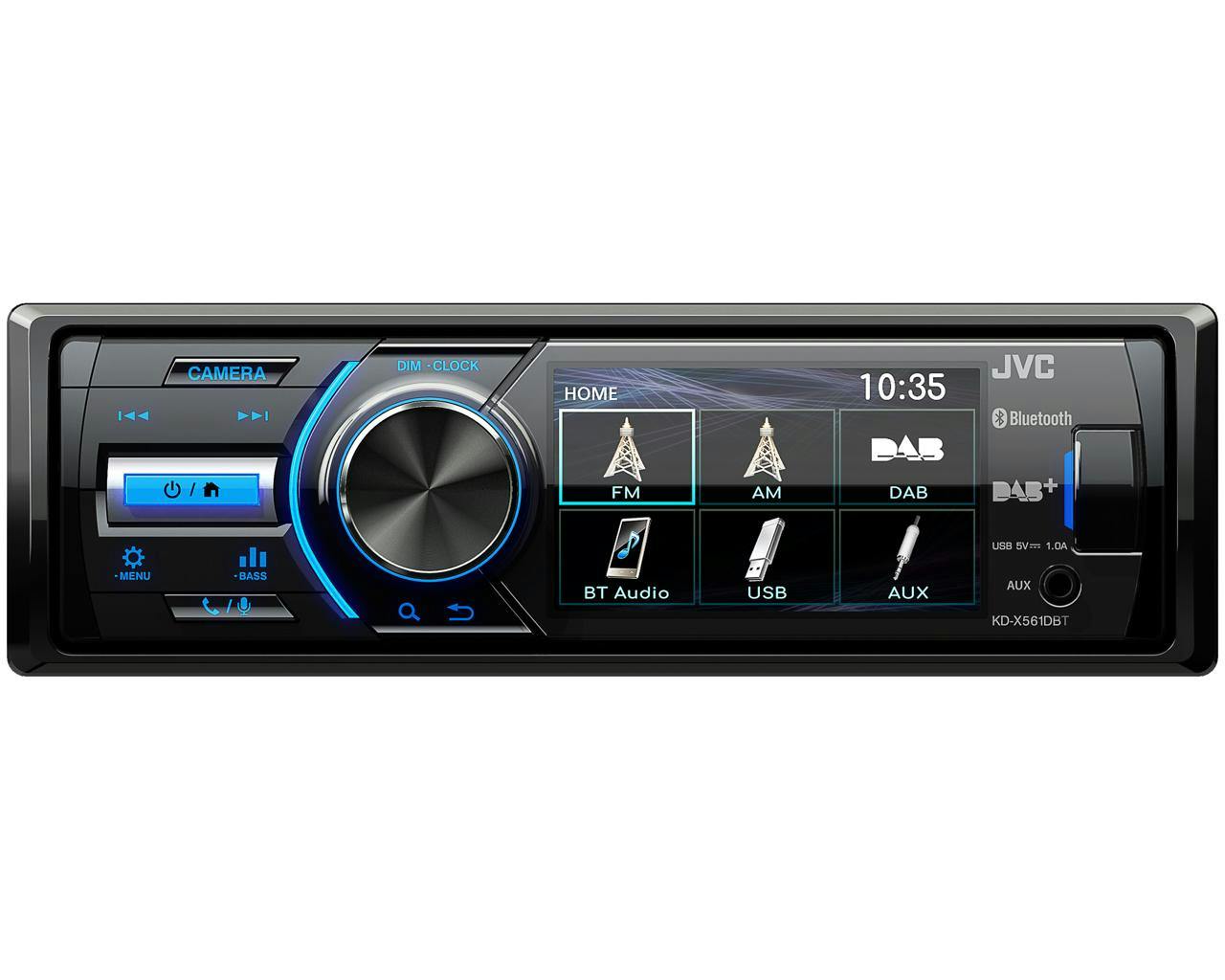 JVC KD-X561DBT Auto Media-Receiver Schwarz, Blau 180 W Bluetooth | METRO