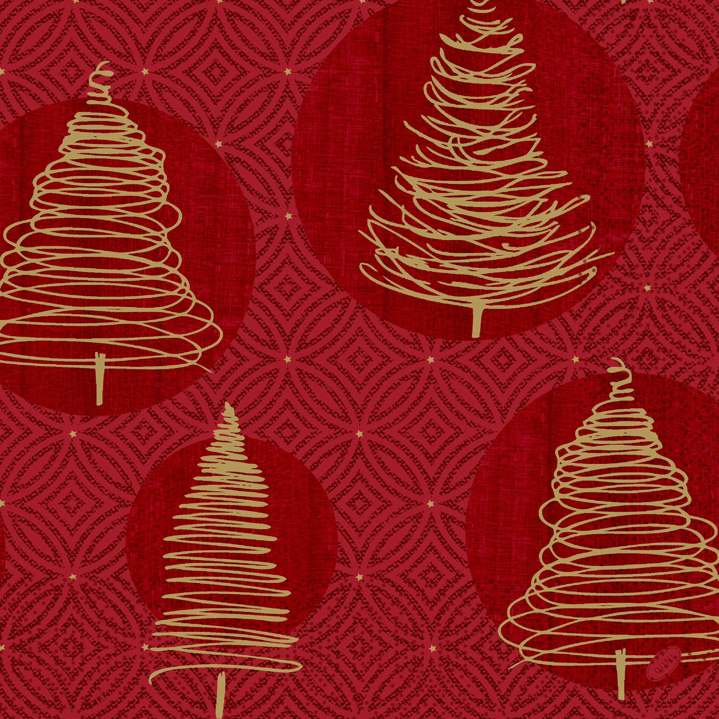 DUNI Serviette 40x40cm 3 plis Elegant Trees | METRO