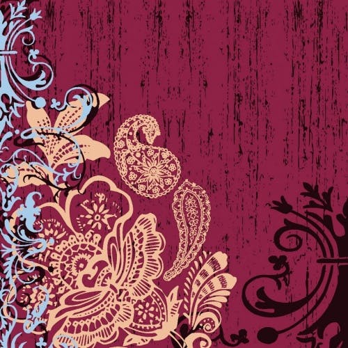 Mank Serviette Airlaid Ellen, 40 x 40 cm, 50 Stück - Ornamente Paisley ...