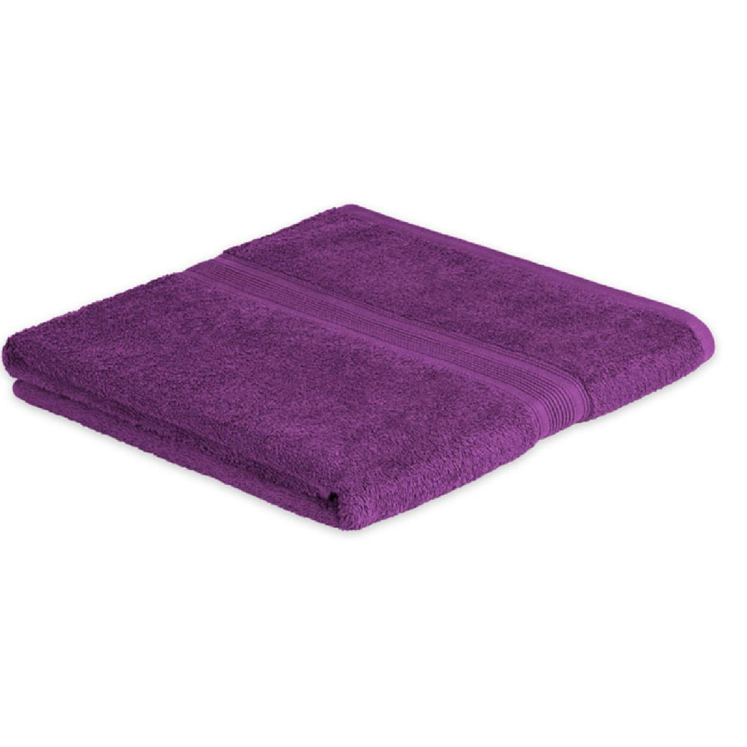 Badetuch Frottier 500 g/m² 100 x 150 cm Lila | METRO