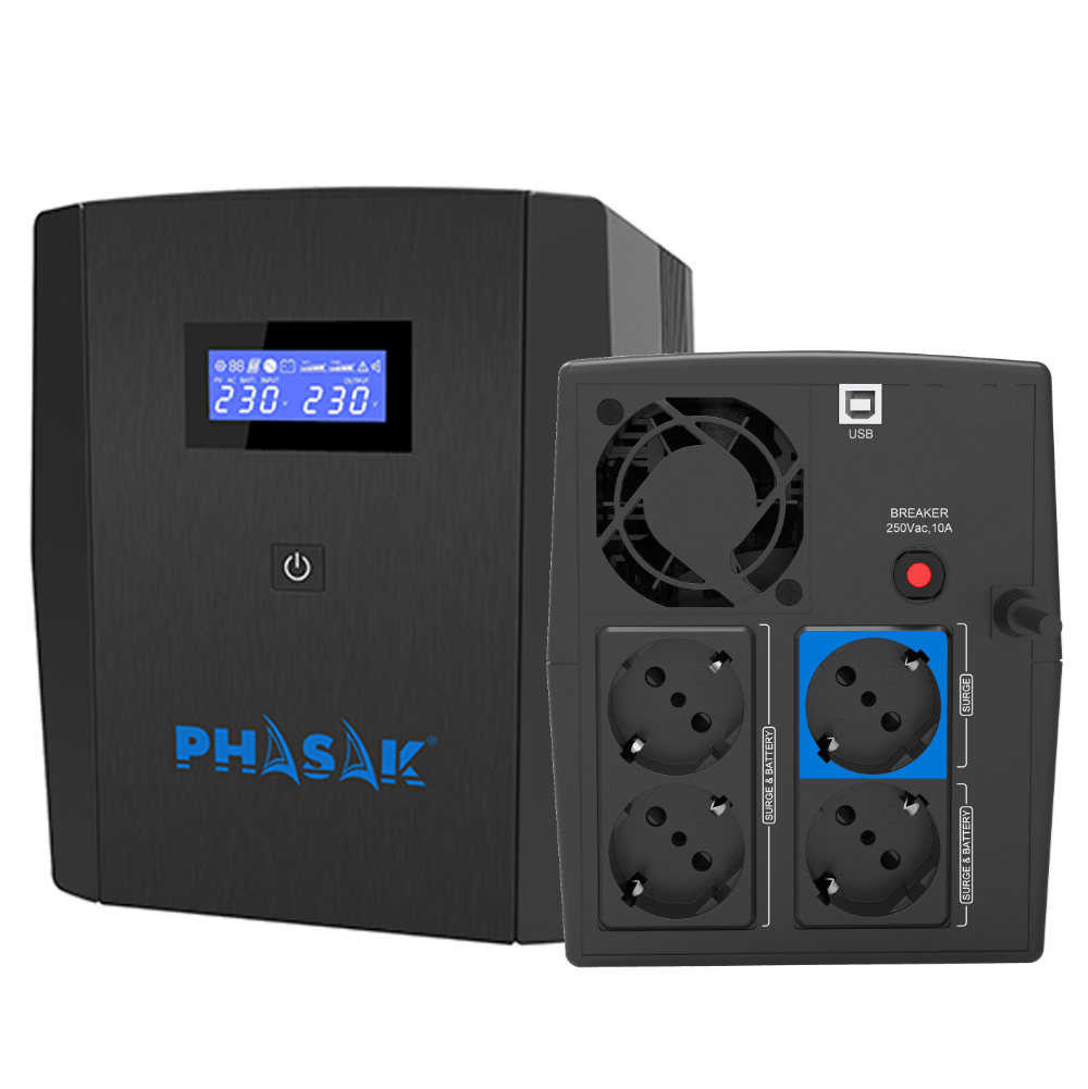 UPS Phasak Sirius Interativo 2260 VA – PH 7322 | Makro