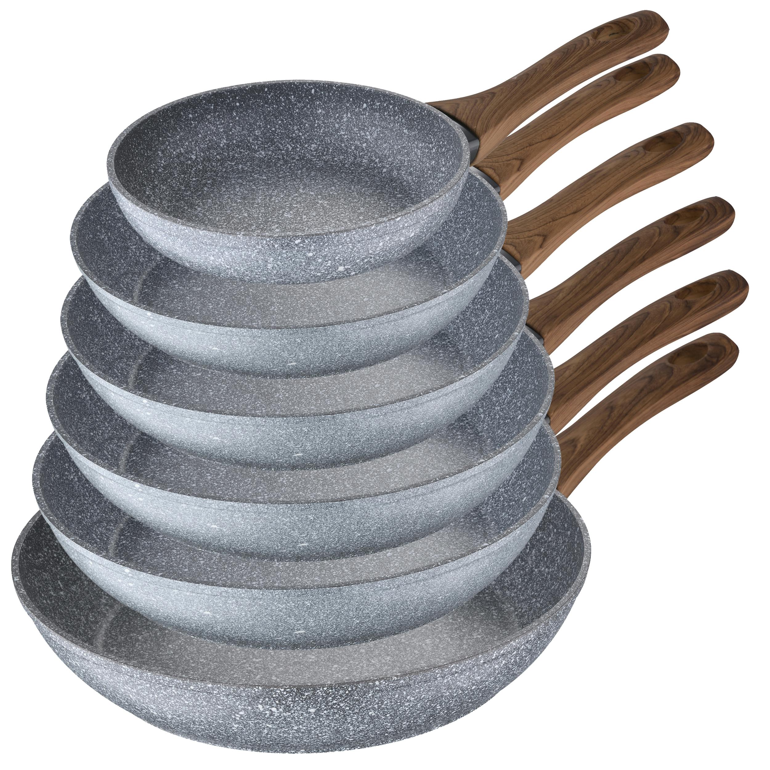 San Ignacio - Set 6 pezzi Set di padelle (18 /20 /22 /24 /26 e /28 cm ...