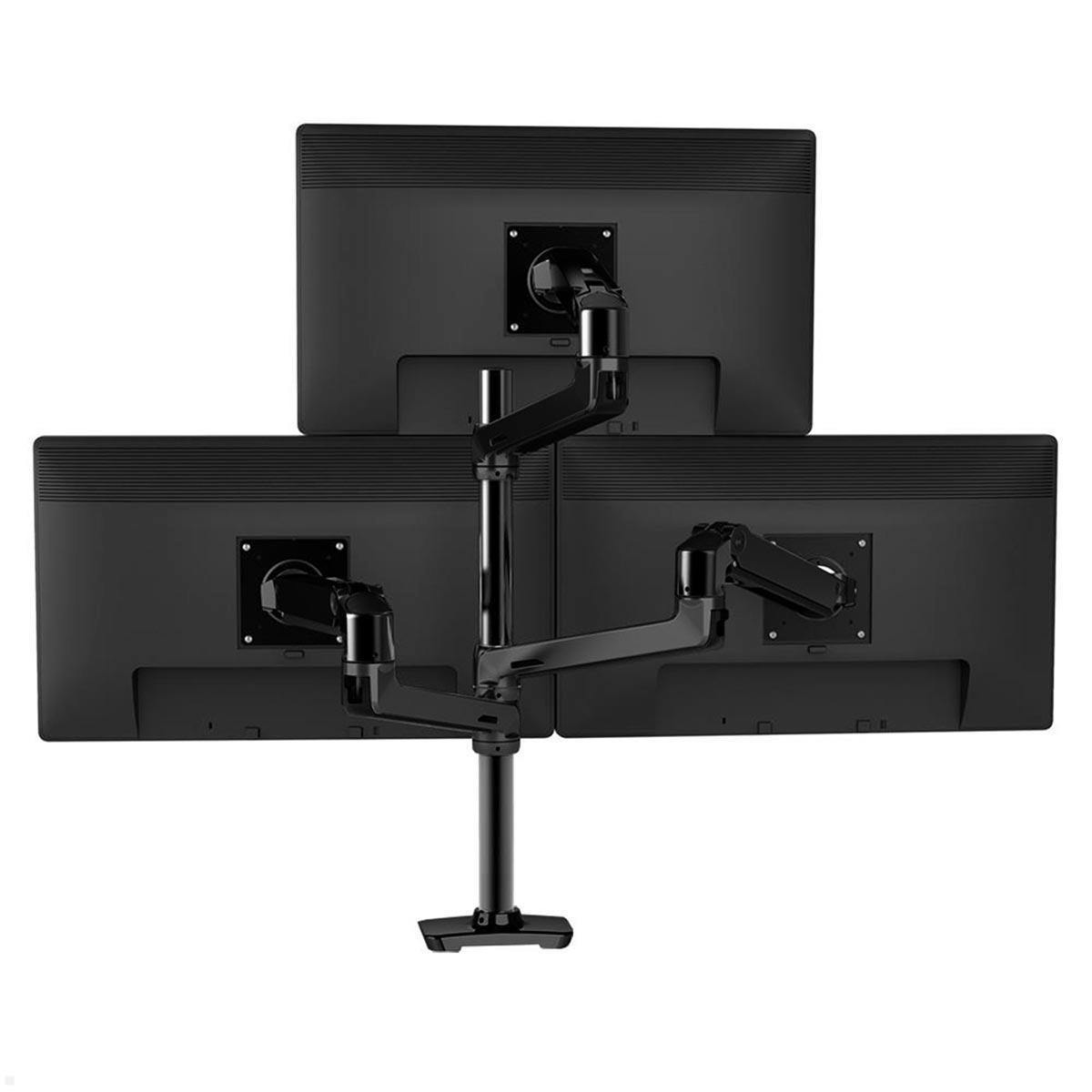 Ergotron LX Monitorhalterung für 3 Monitore 40 Zoll, schwarz (45-509 ...