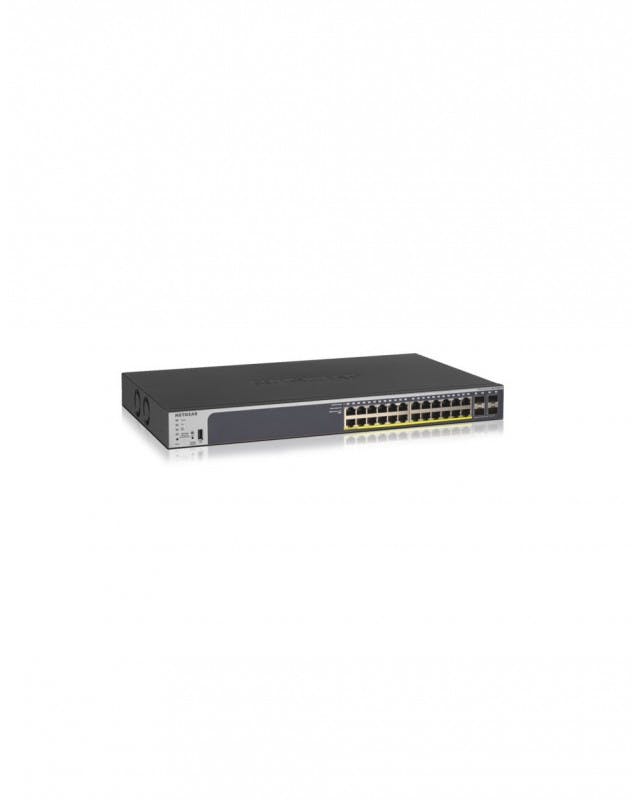 Netgear GS728TP 24-Port Gigabit PoE Smart Managed Switch V2 L3 24 x 10 ...