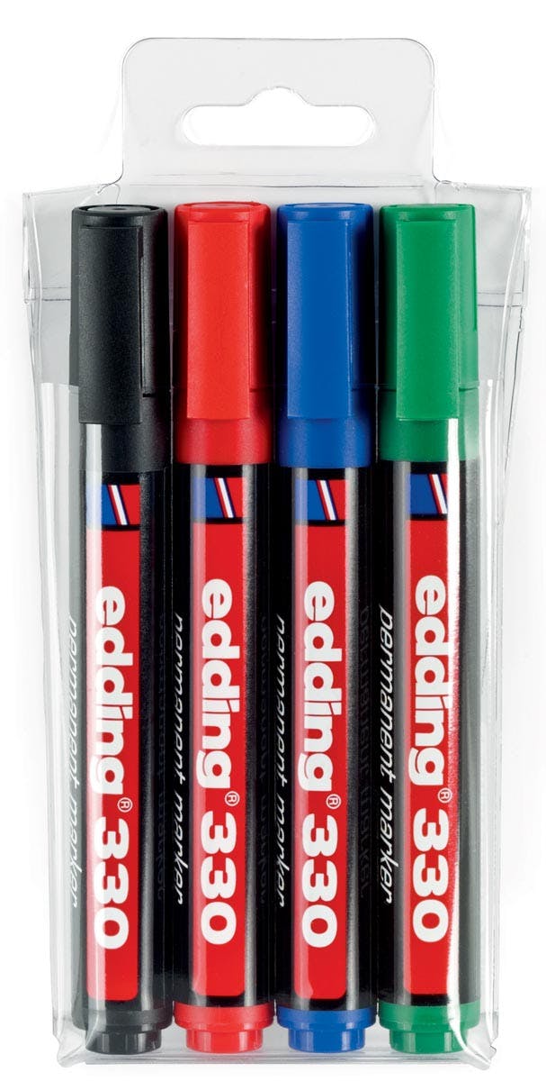 Edding 330/4 S permanent marker A8 set | METRO