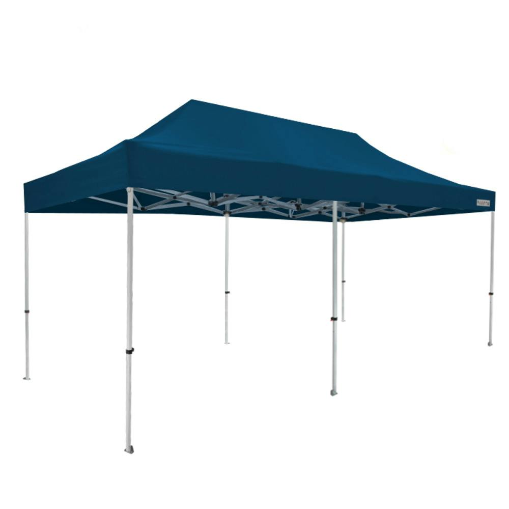 Tente pliante 3x6m - acier 45mm/polyester 380g Norme M2 - bleu - FRANCE-BARNUMS | METRO