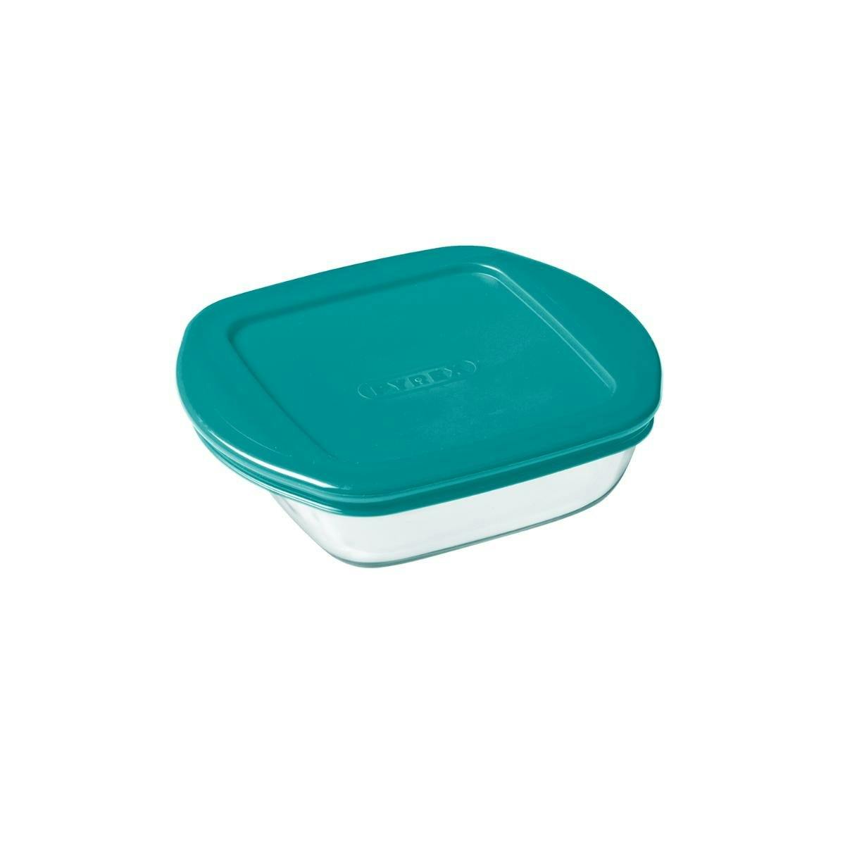 récipient carré en pyrex 20,5x17,8x5,9cm-1l cuisinier&store px | METRO