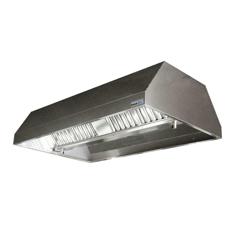 InoxAir Deckenhaube, 2.200 x 1.300 x 450mm | METRO