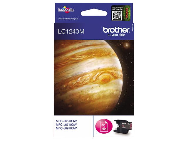 Brother LC1240 Magenta Cartouche d'encre ORIGINALE - LC1240MBP | METRO