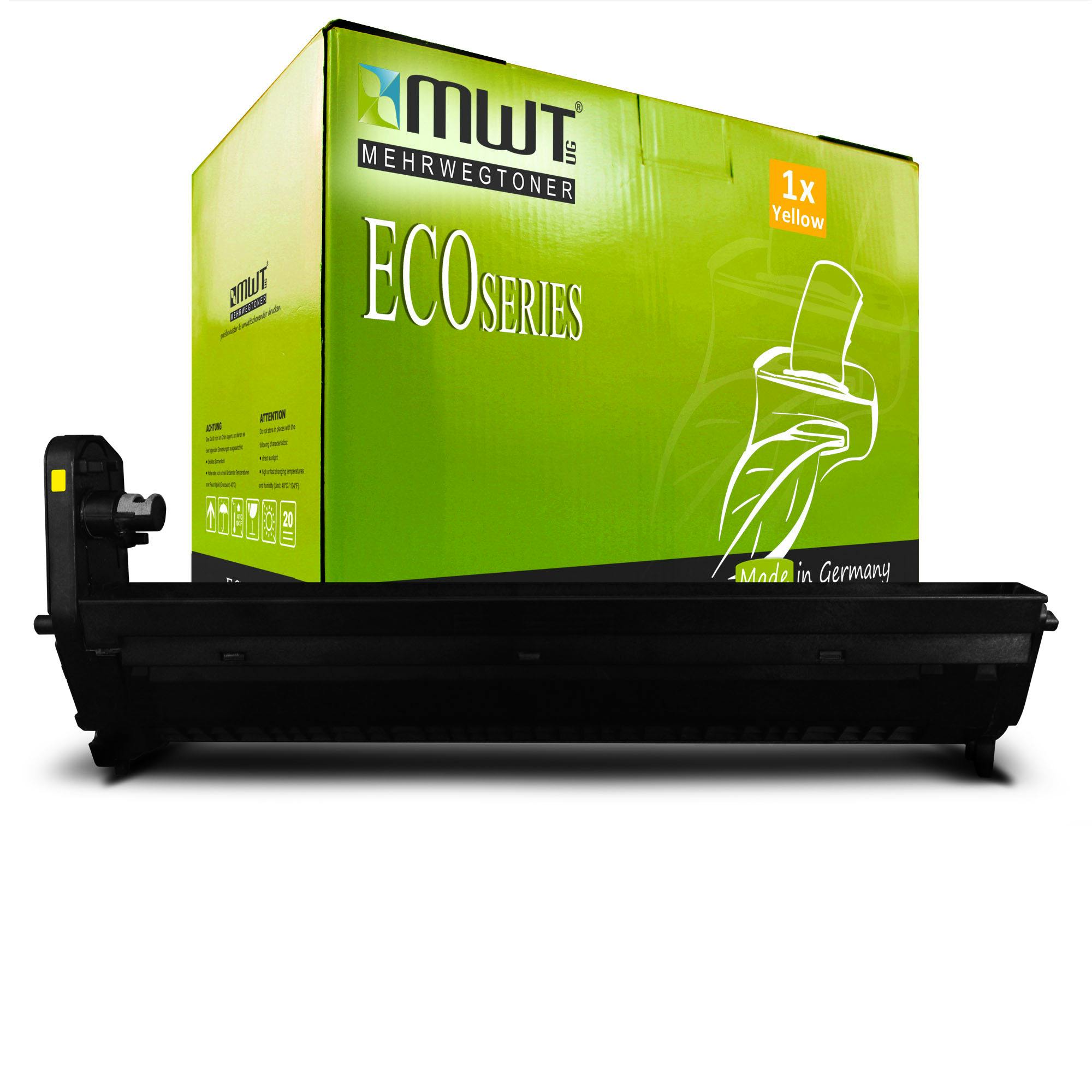 1 Mehrwegtoner kompatible Bildtrommel ersetzt OKI 43381705 s Yellow | METRO