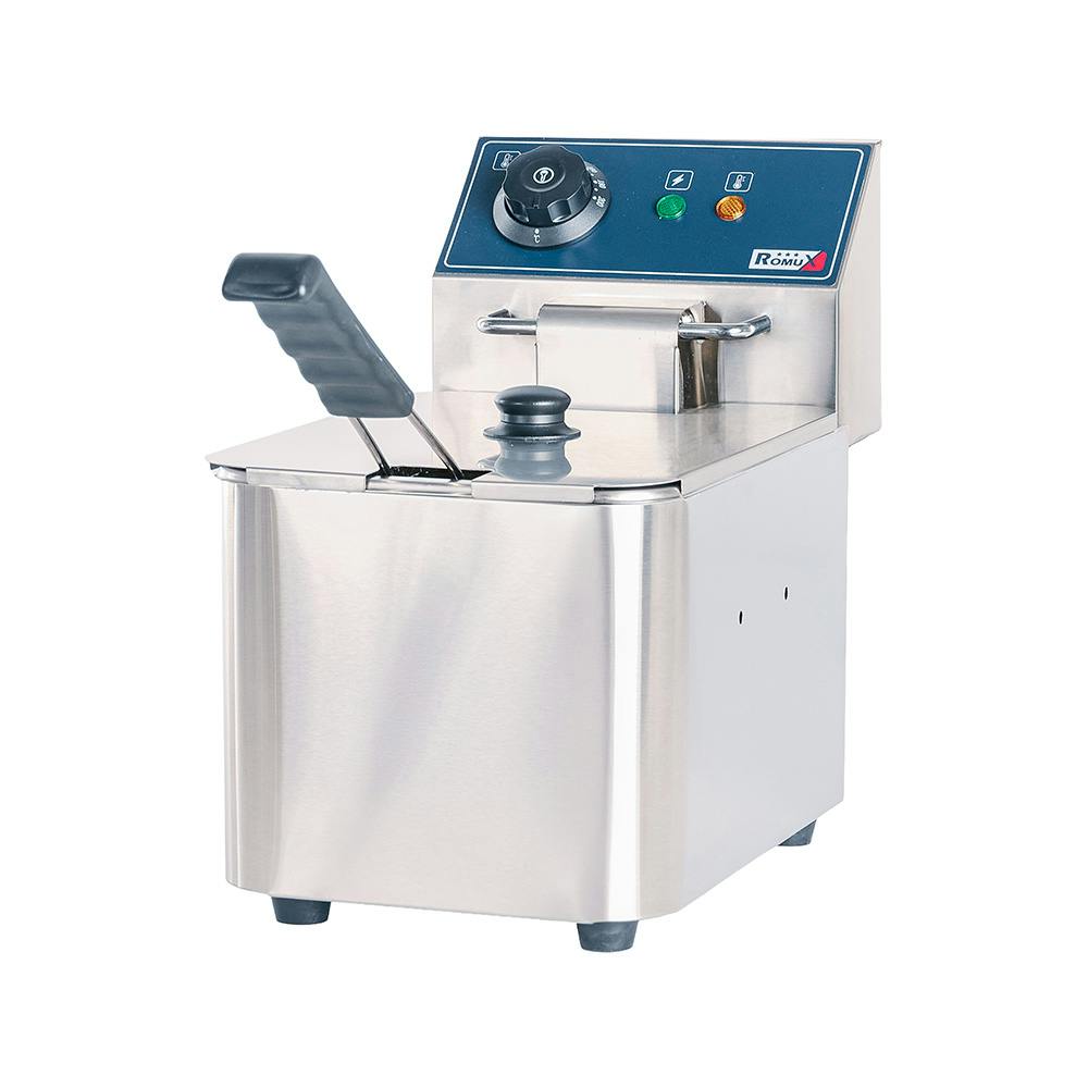 Romux® Friggitrice Elettrica Professionale 4 Litri Singola da Banco ...