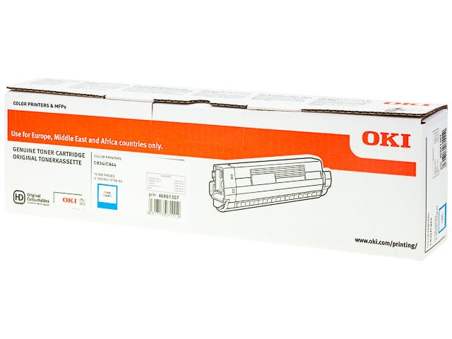 Laser/Kopierer OKI 46861307 OKI C834 TONER CYAN | METRO