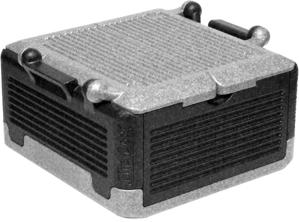 Overath Thermobox Flip-Box premium, Klappbox, Grau/Schwarz, 25 L ...