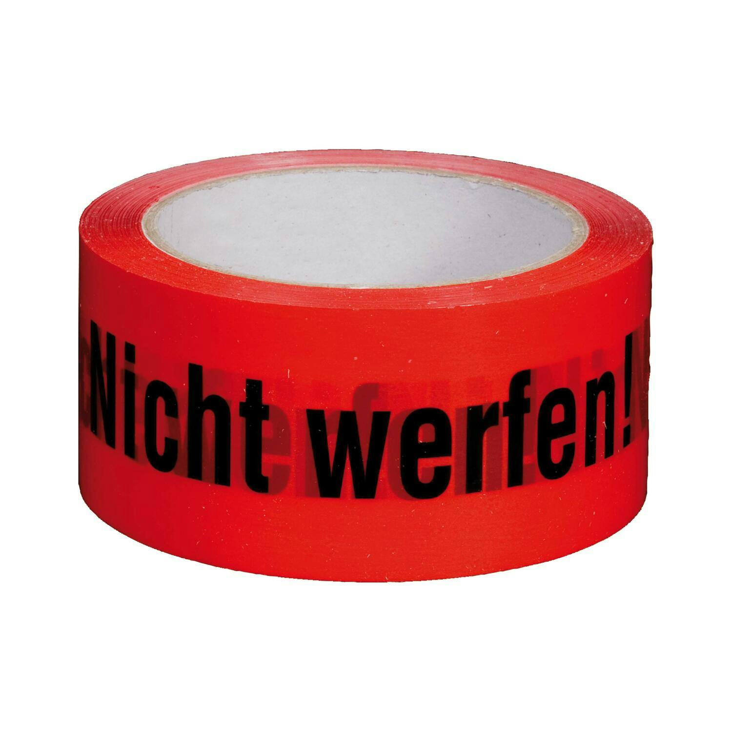 12x Packband Klebeband 50mmx66m rot mit Aufdruck 'NICHT WERFEN ...