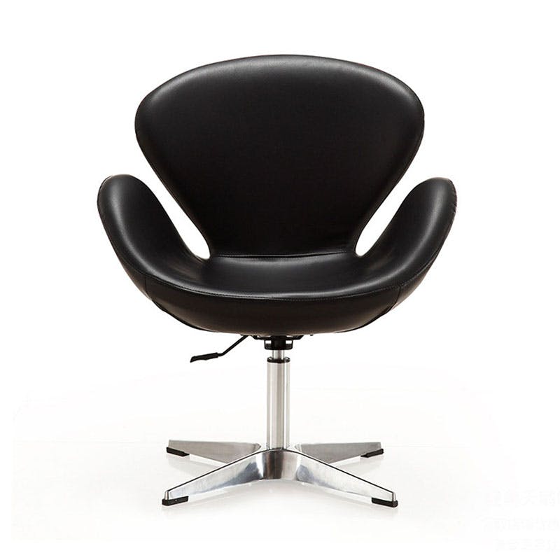 Cadeira Trebol Italia design preto 63x73x92 cm | Makro