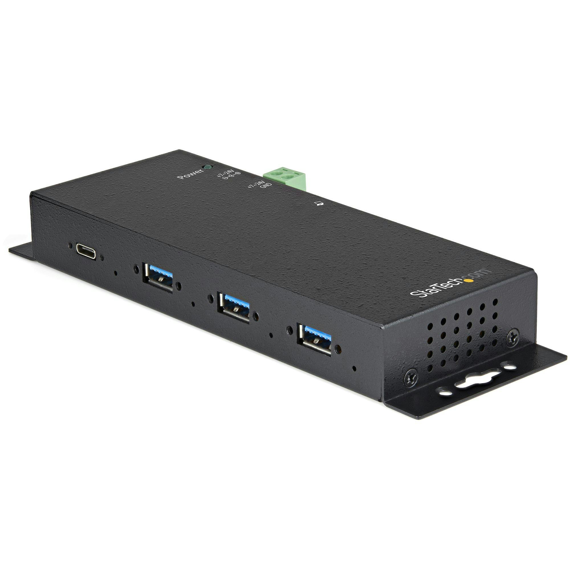 StarTech.com Industrial 4 Port USB C Hub 10Gbps 3A/1C - Digital/Daten ...