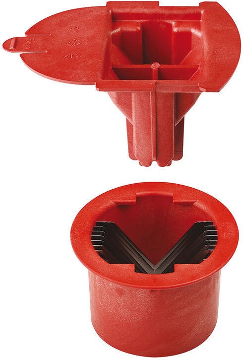 Matfer Prep Chef Tomatenscheiben, halbe Scheiben, Edelstahlklingen, Stärke 5 mm (215613) | METRO