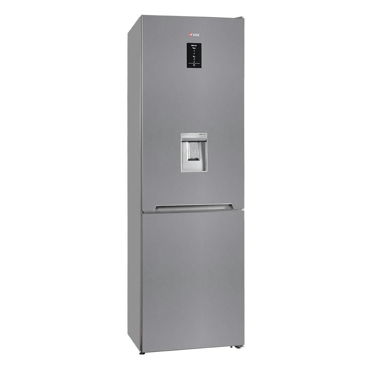 Frigorífico Combinado No Frost VOX NF3735IXF; Capacidade: 331L; Classe ...