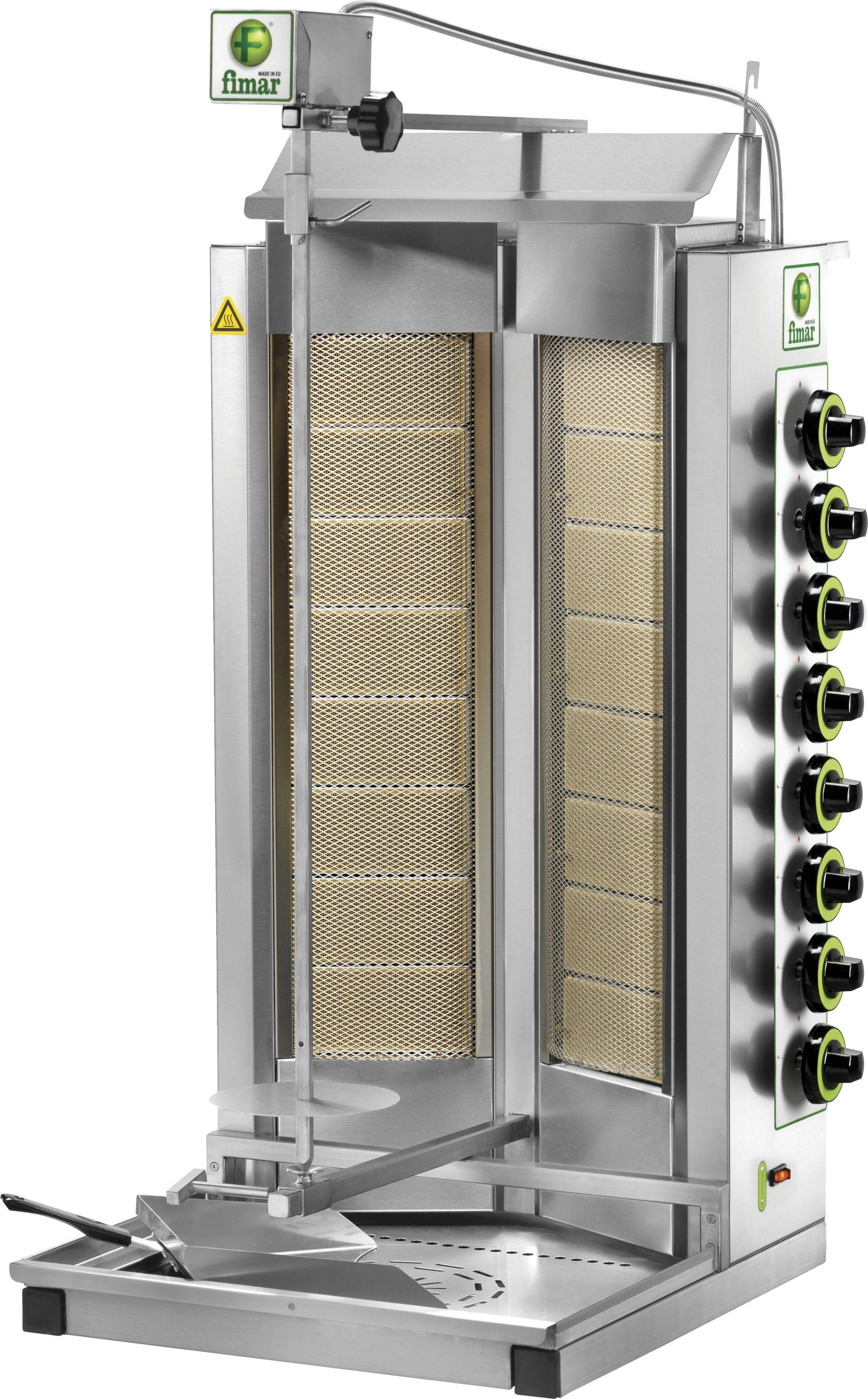 Gyros Kebab a gas FIMAR modello GYR80MD capacità carne 80 kg Ø 58 cm ...