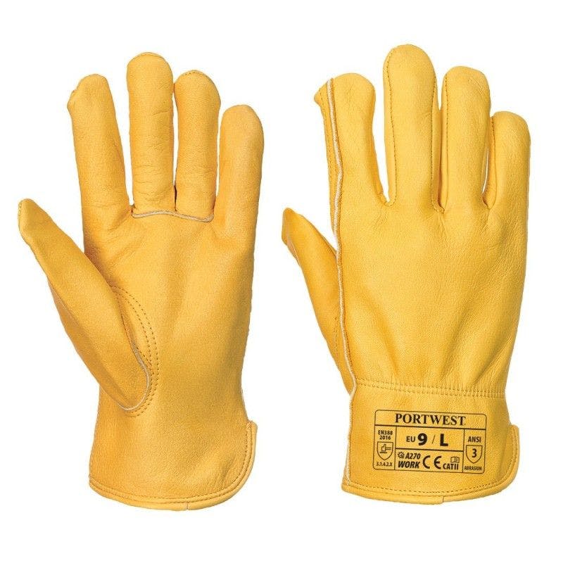 Portwest - Gants Driver Classic #964B00 Taille 9 | METRO