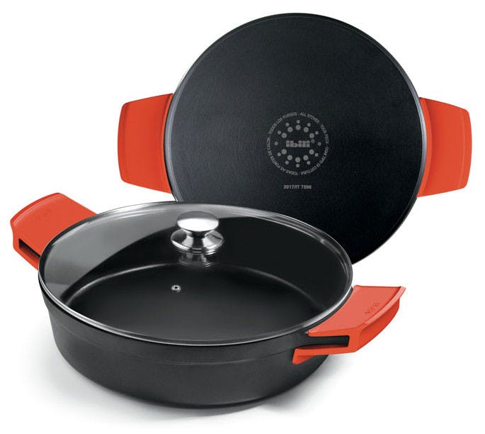 IBILI guisera antiadherente EXCELLENT TITANIO aluminio fundido 24x6 cm ...